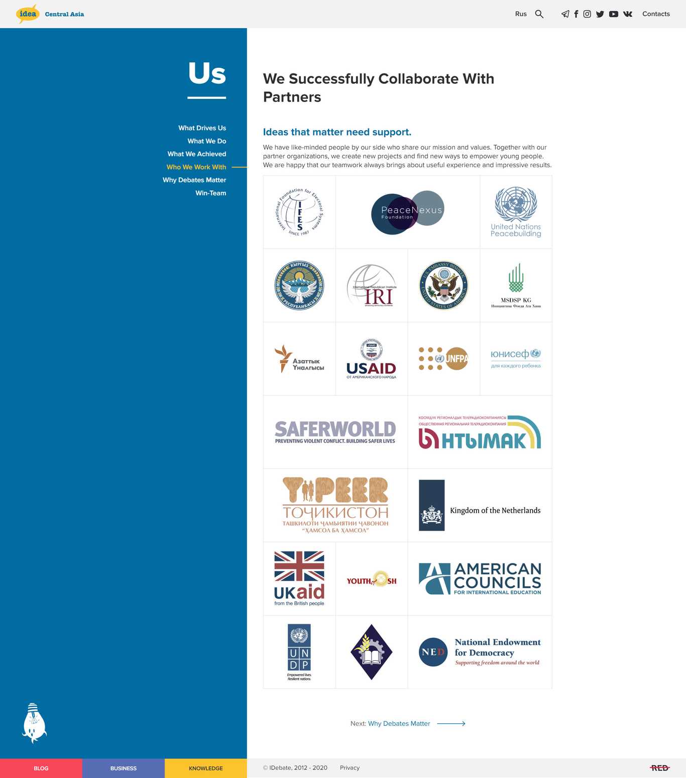 Idea Central Asia | UX/UX, developer